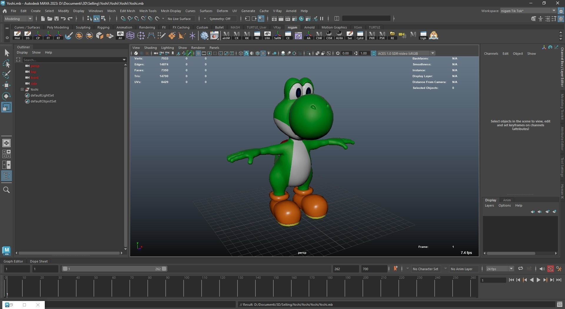 3D model Yoshi From Super Mario VR / AR / low-poly | CGTrader
