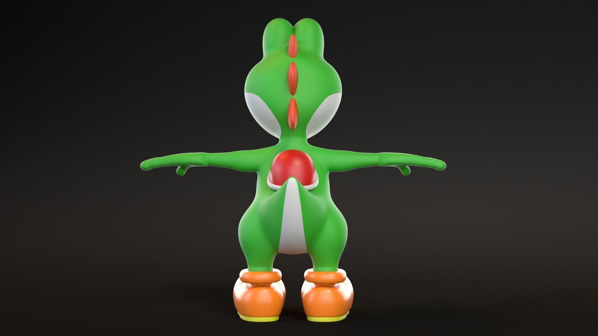 3D model Yoshi From Super Mario VR / AR / low-poly | CGTrader