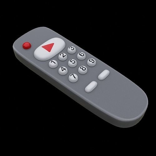 3D model Remote controller VR / AR / low-poly | CGTrader