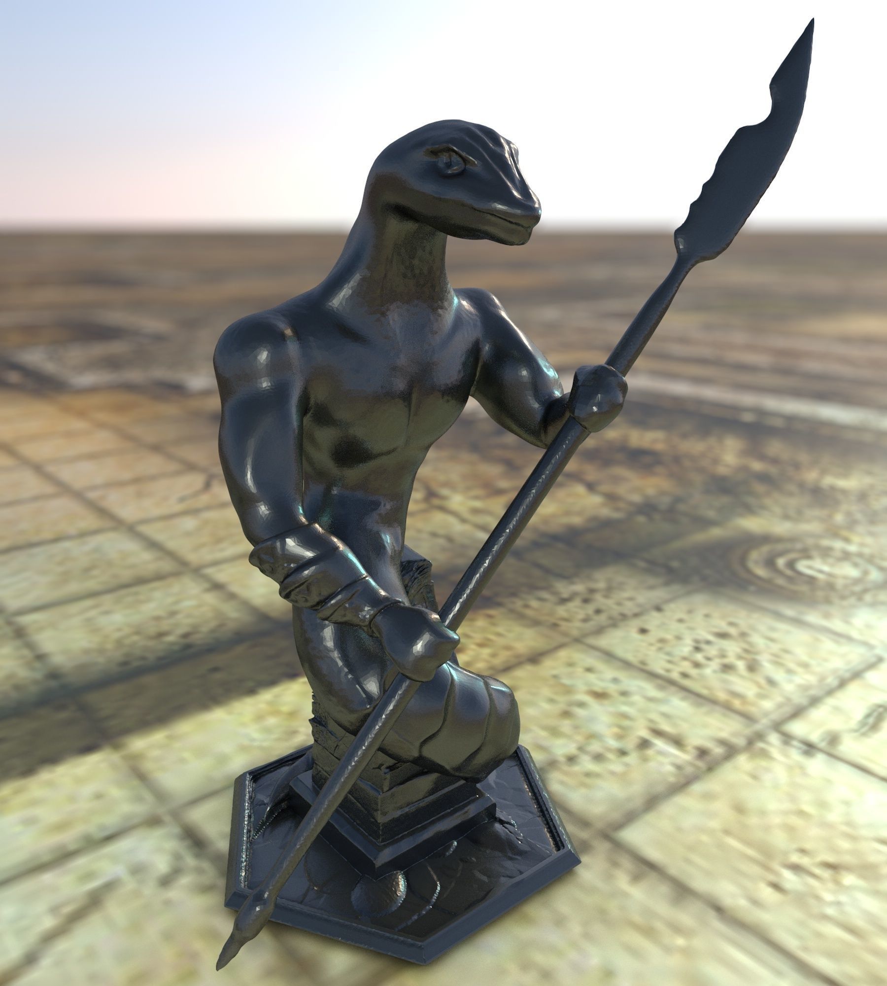 Dungeons and Dragons Yuan-ti Abomination 3D print model 3D model 3D ...