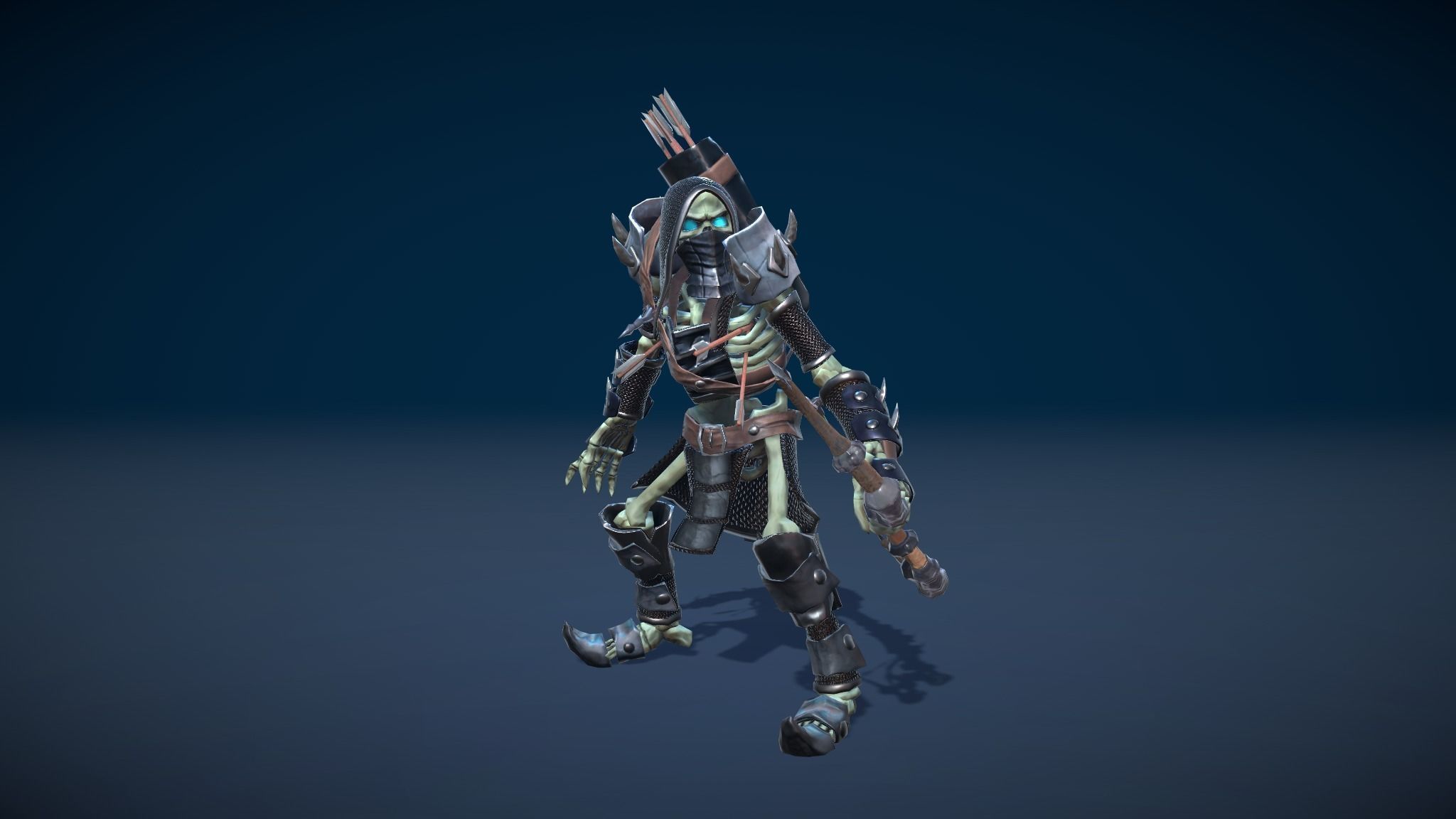 3D model Stylized Skeleton Archer VR / AR / low-poly | CGTrader