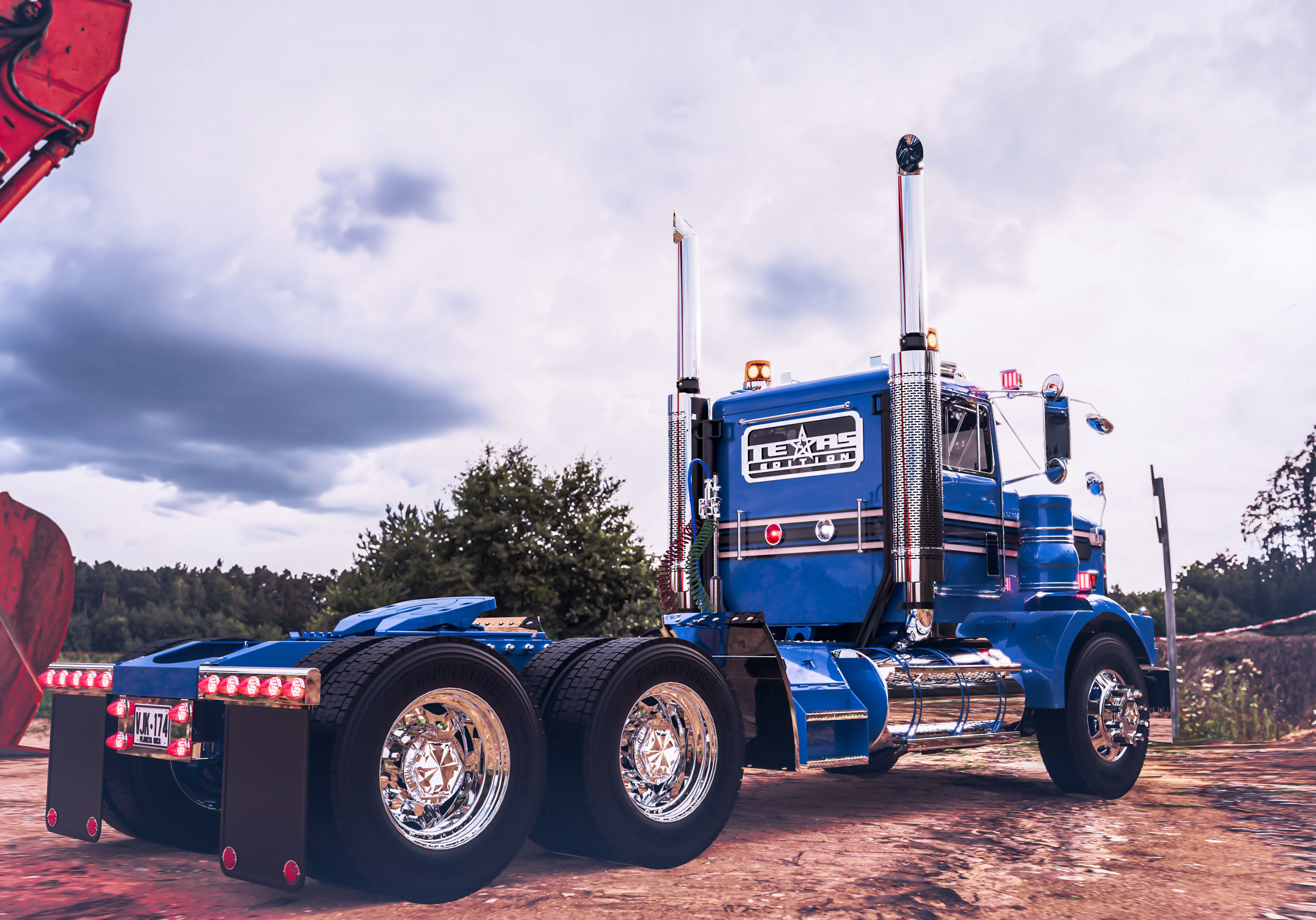 Kenworth T800 3D model | CGTrader