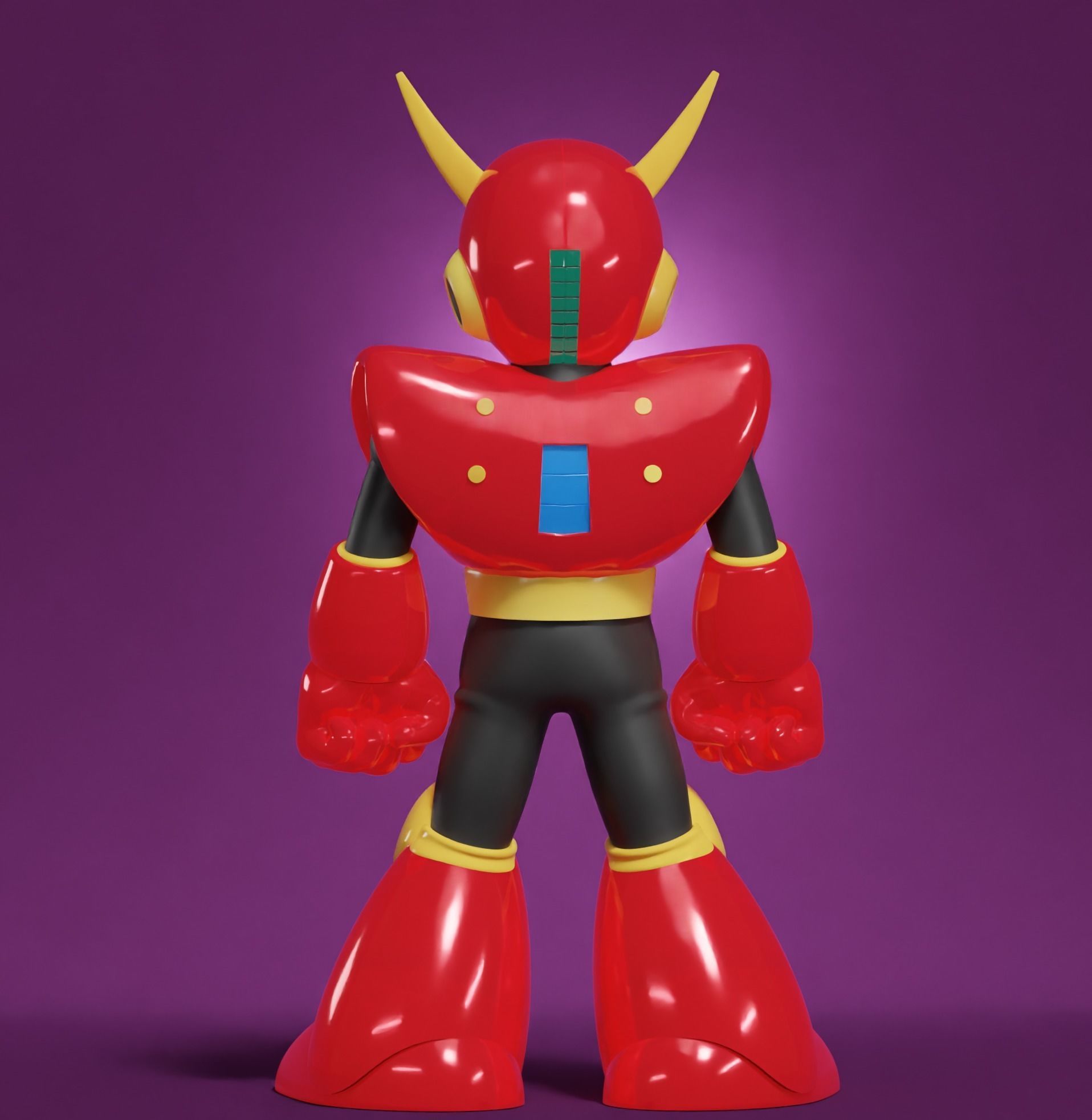 Quick Man Rockman Megaman 8bit famicom 3D model | CGTrader