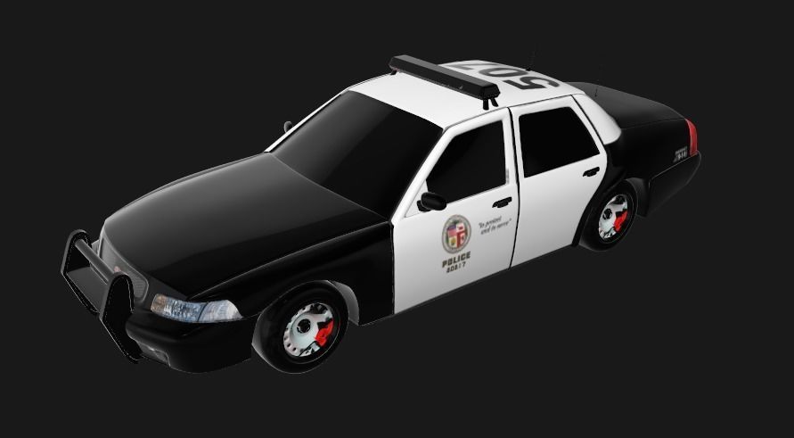 3D Police car 3D model | CGTrader