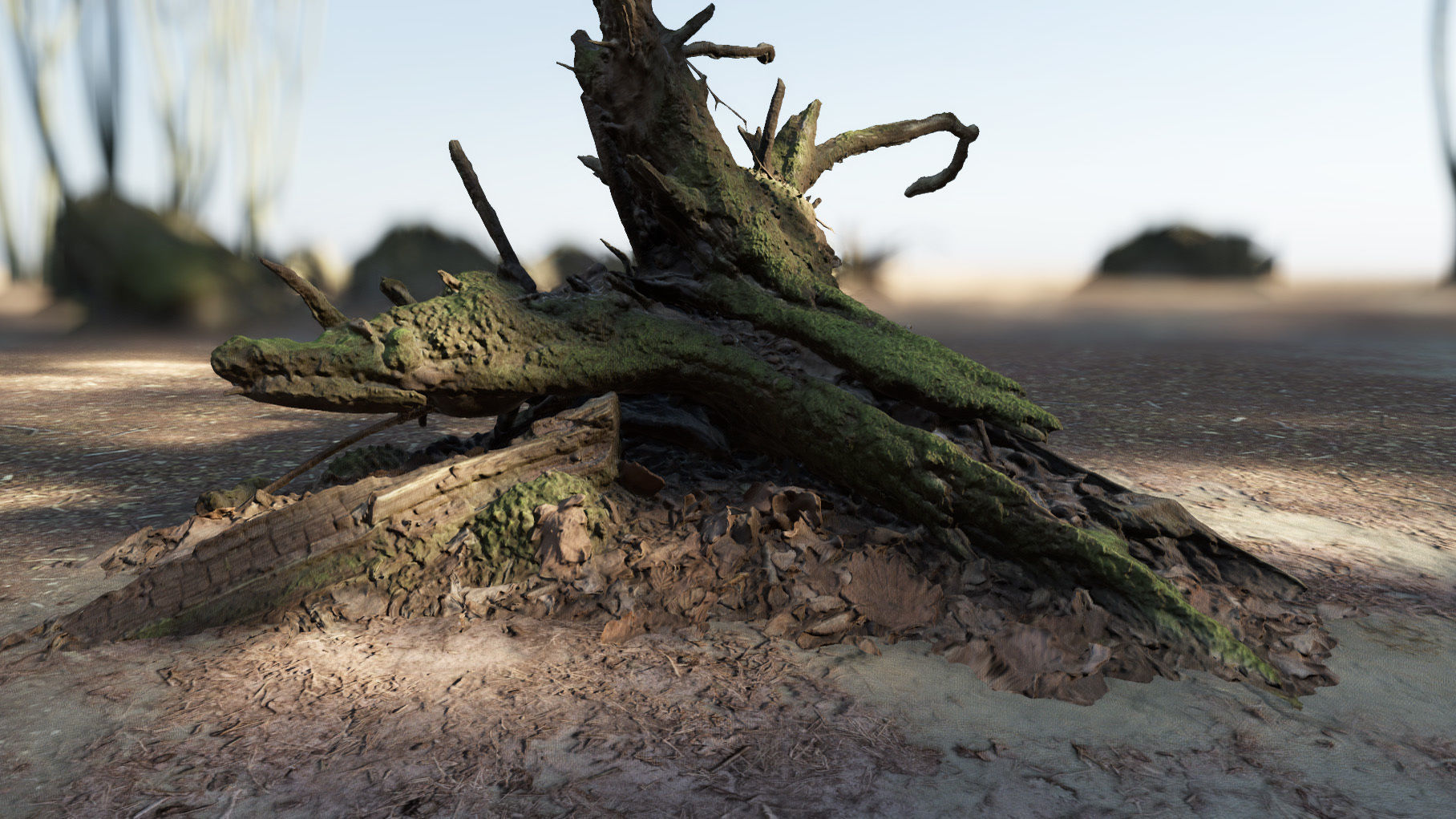 Forest Tree Root A 3D model | CGTrader