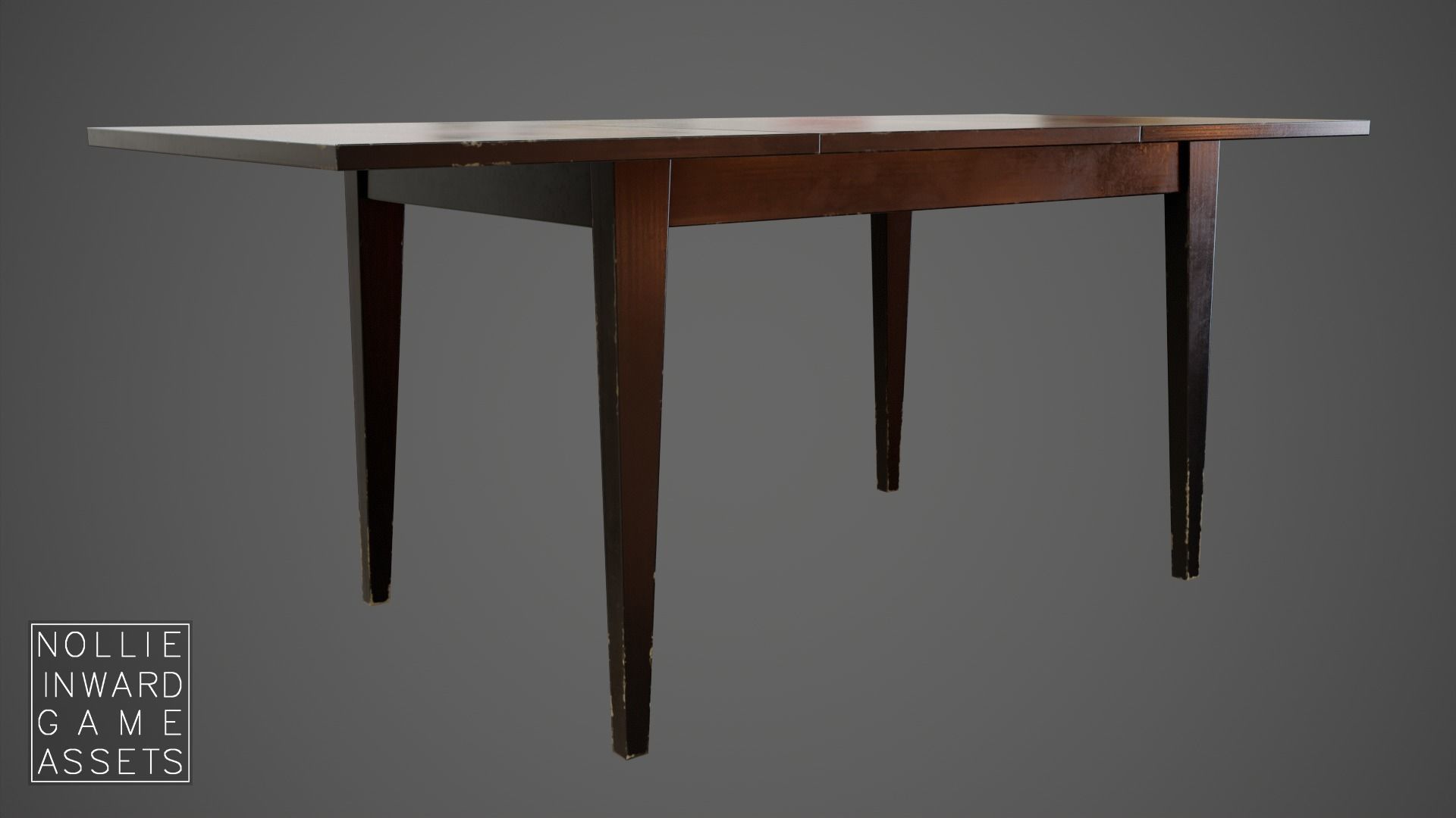 3D model Soviet Table Variant 1 Dark VR / AR / low-poly | CGTrader