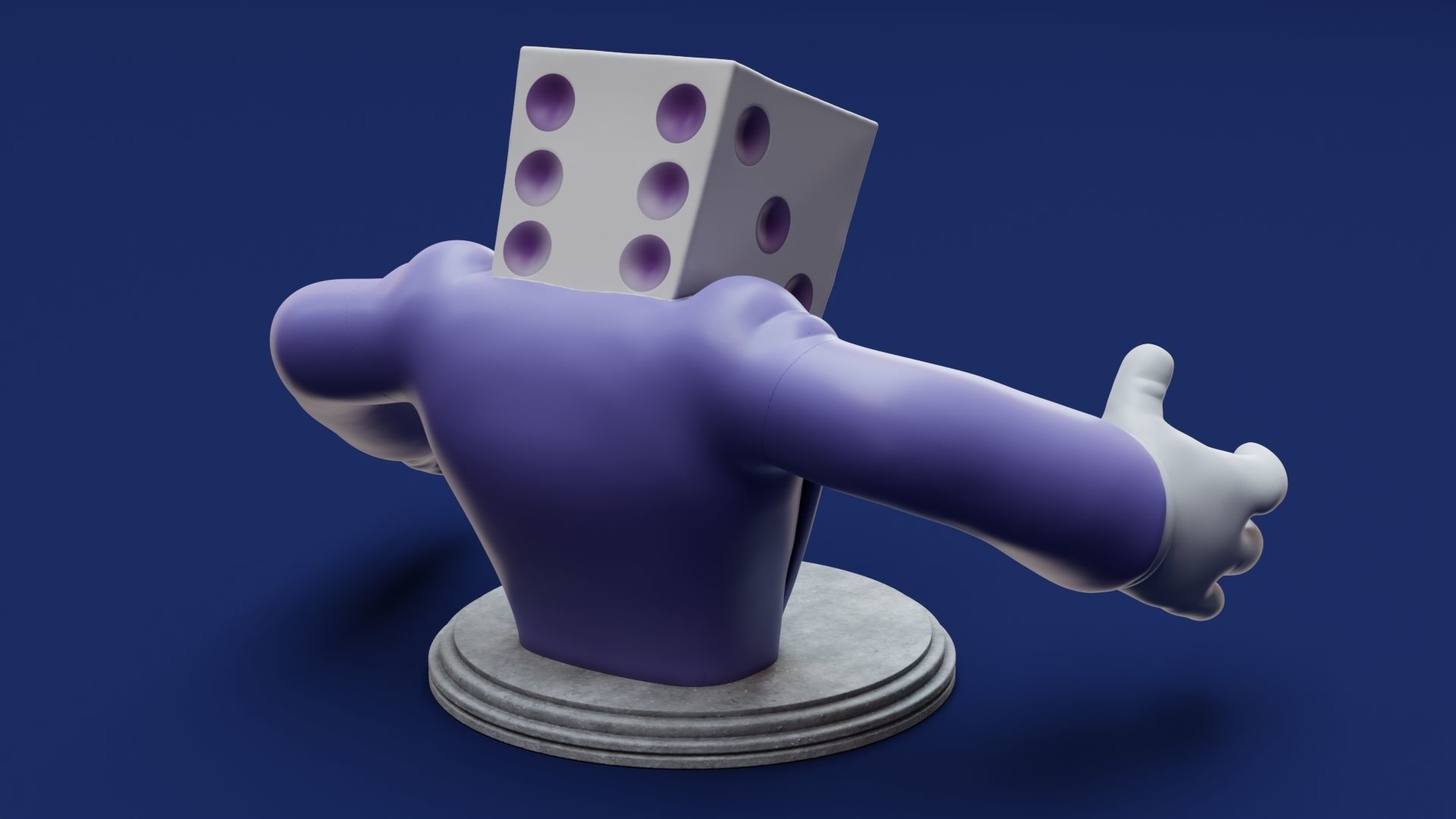 Cuphead Dice King and The Devil 3D model 3D printable | CGTrader