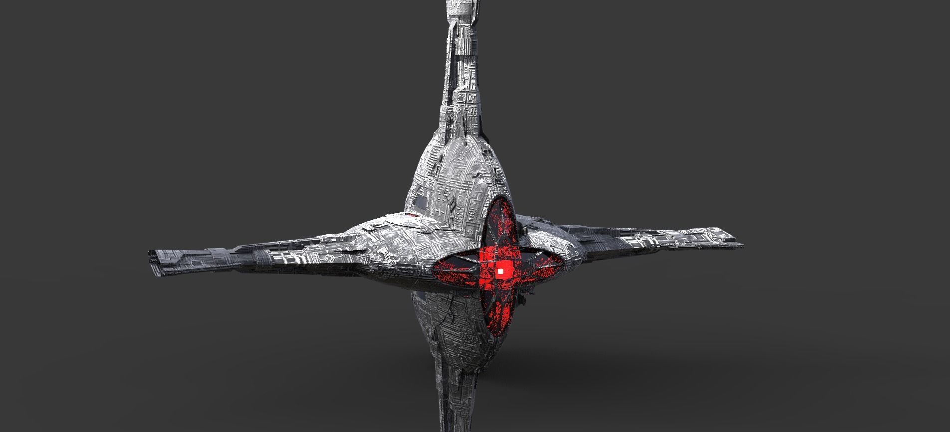 Sci-Fi Drake interceptor Ship 3D model | CGTrader