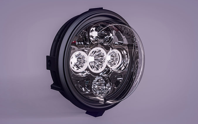 Optica faro J W SPEAKER LED 3D model | CGTrader