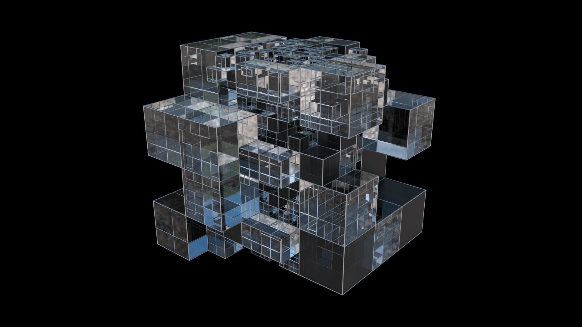 Matrix Box Random 3D model | CGTrader