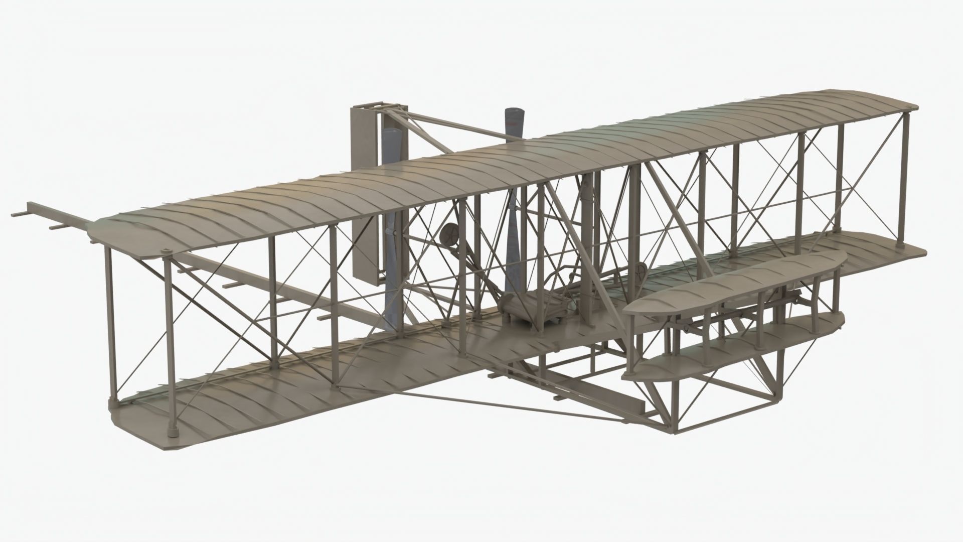 3D model wright flyer VR / AR / low-poly | CGTrader
