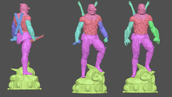 Talon three weapons in one 3D model 3D printable | CGTrader