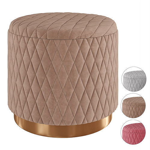 Despres Storage Ottoman 3D model | CGTrader
