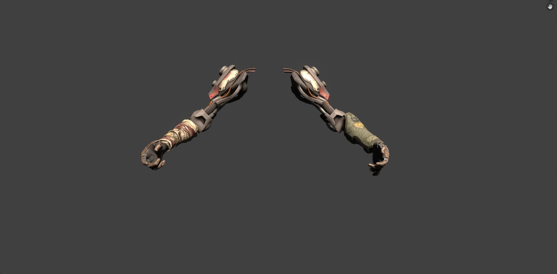 FPS Arms free VR / AR / low-poly 3D model rigged | CGTrader