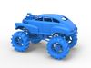 Diecast Mud truck 3 Scale 1 to 25 3D model 3D printable | CGTrader