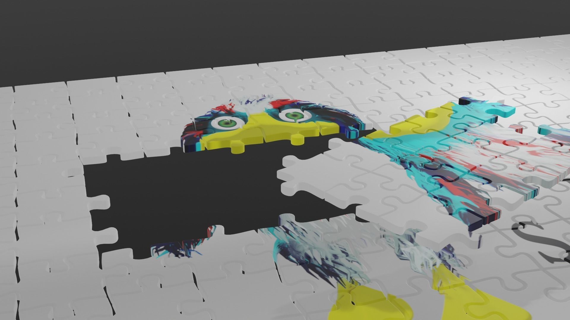 puzzle with your image texture unwrapped 3D model | CGTrader