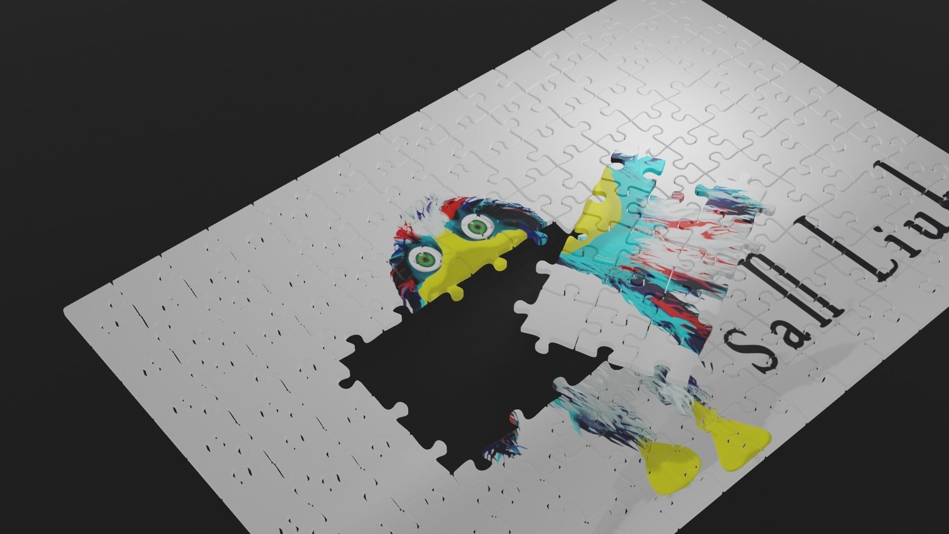 puzzle with your image texture unwrapped 3D model | CGTrader