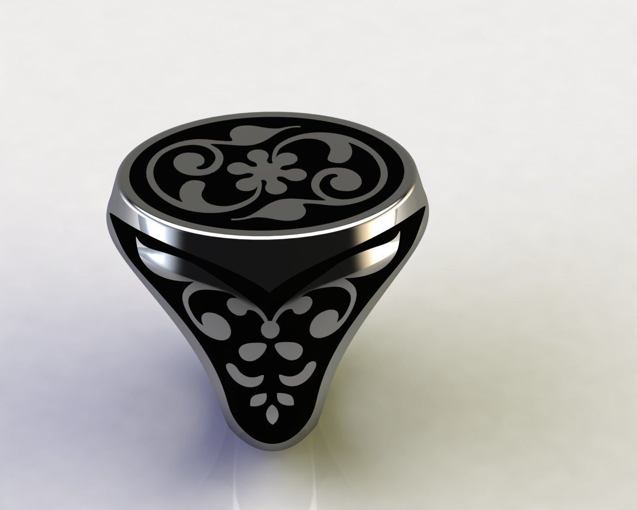 Al Capones ring 3D model 3D printable | CGTrader