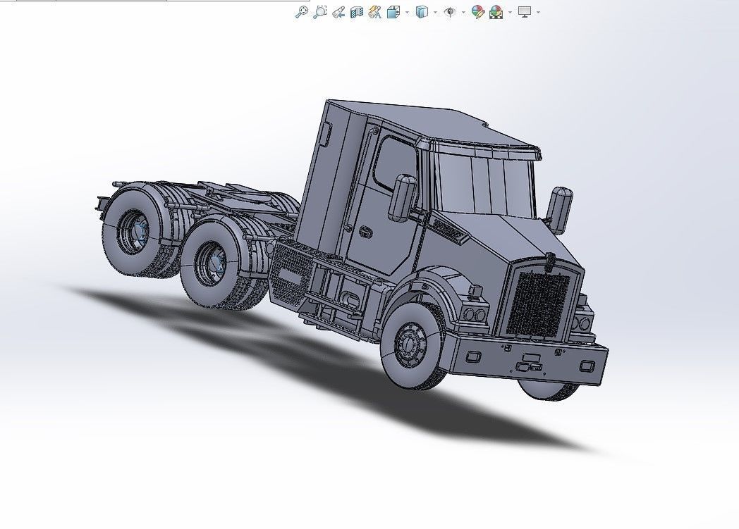 Kenworth T410SAR Truck Model Design 3D model 3D printable | CGTrader