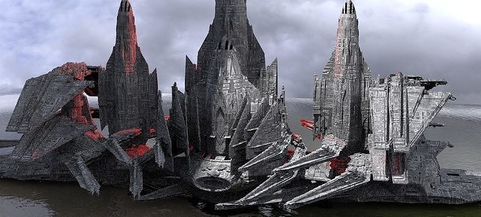 Ocean Base interceptor Kit bash 3D model | CGTrader