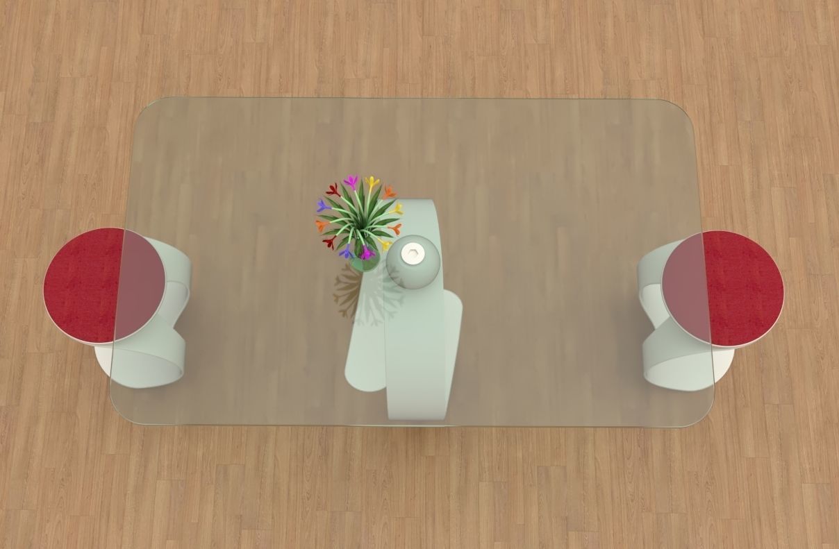 3D model Designer Dining Table VR / AR / low-poly | CGTrader