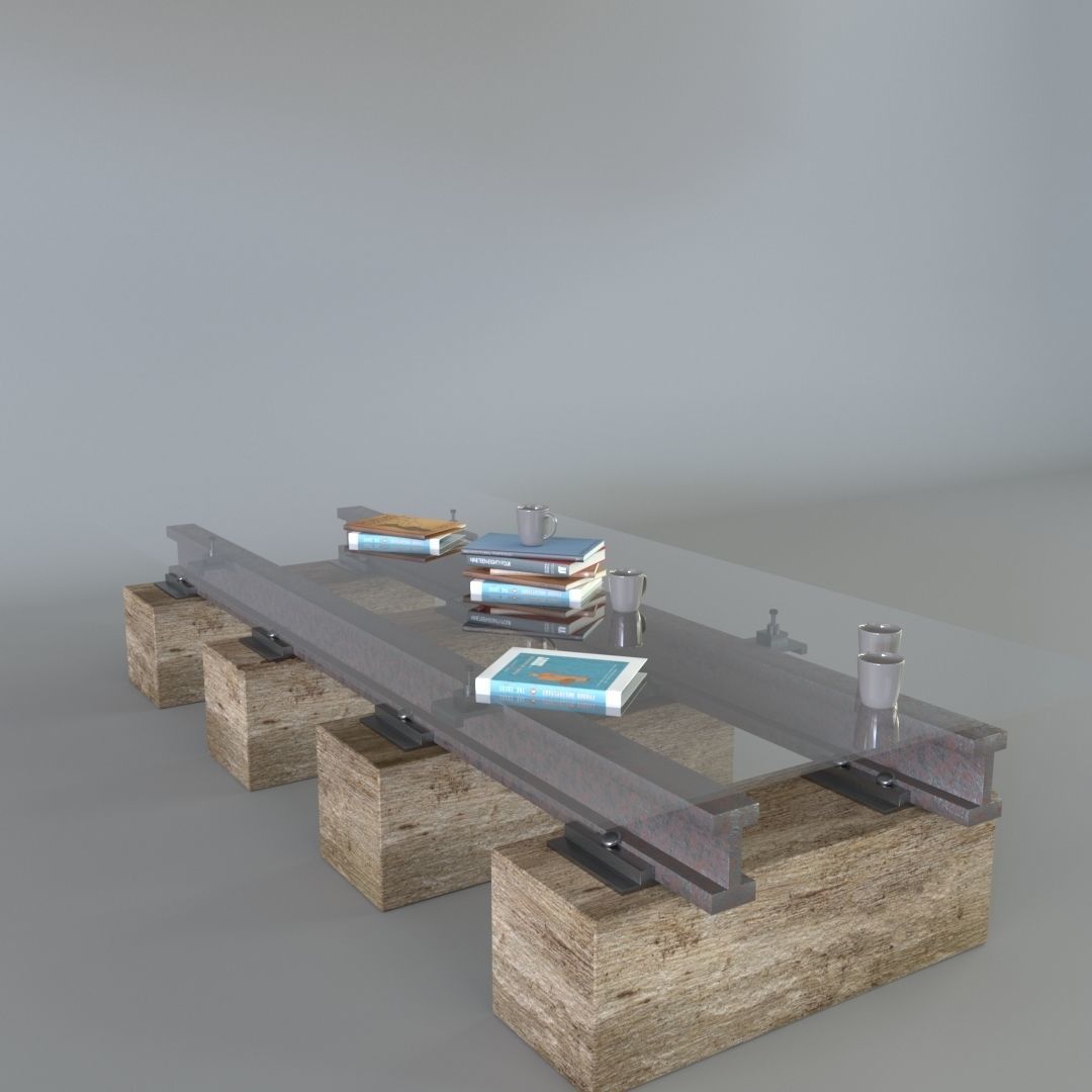 Rail Table 3D model | CGTrader