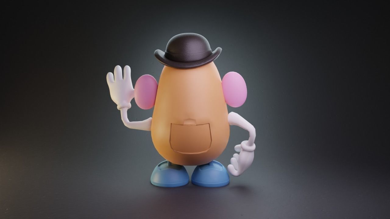 Toy story - Mr Potato Head rigged 3D model rigged | CGTrader