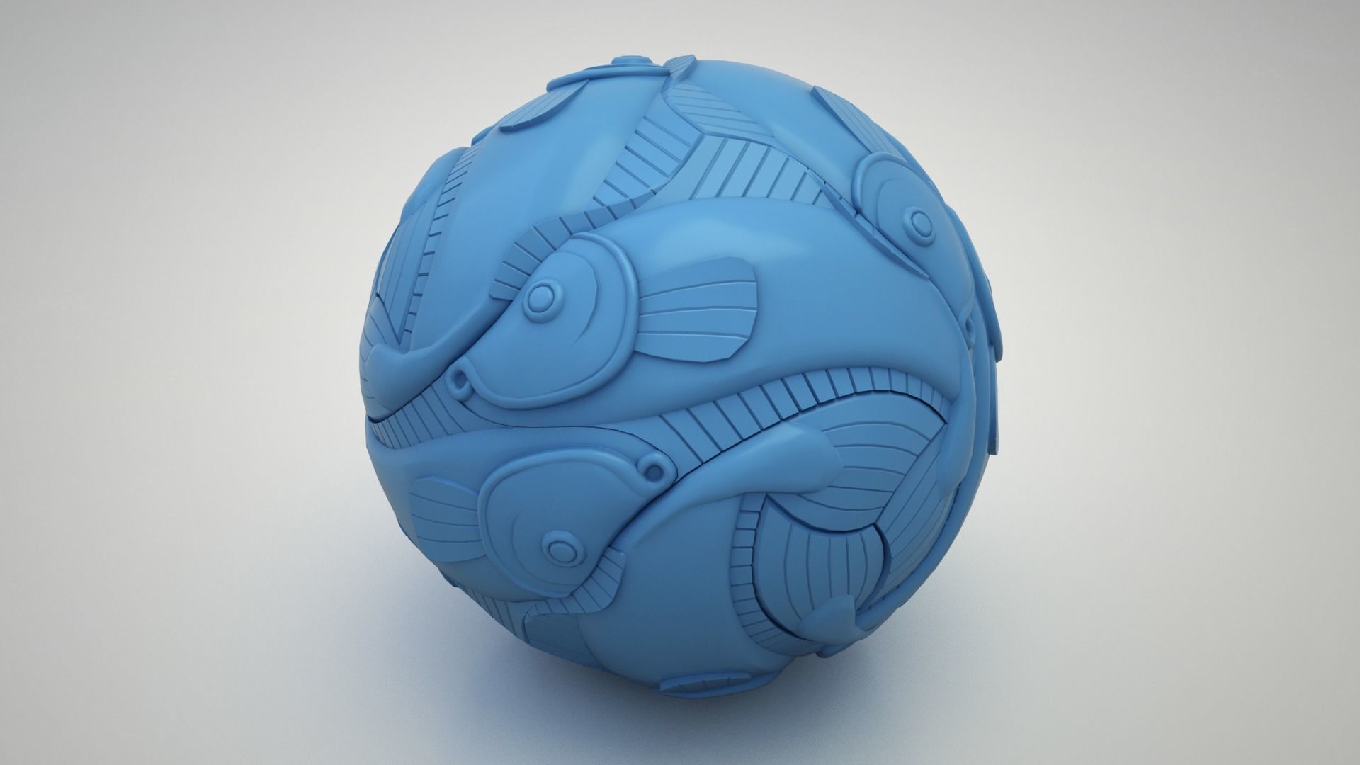 3D model Escher Spheres animated VR / AR / low-poly | CGTrader
