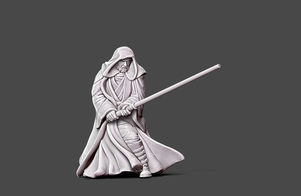 Light adept - 35mm scale 3D model 3D printable | CGTrader