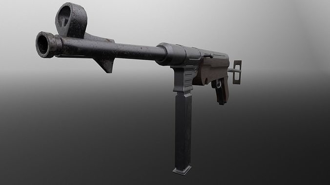 3D model MP40 World War 2 Gun VR / AR / low-poly | CGTrader