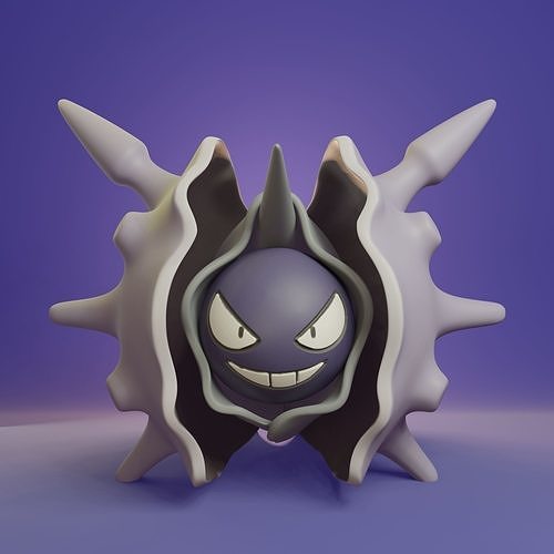 Pokemon - Cloyster 3D model 3D printable | CGTrader