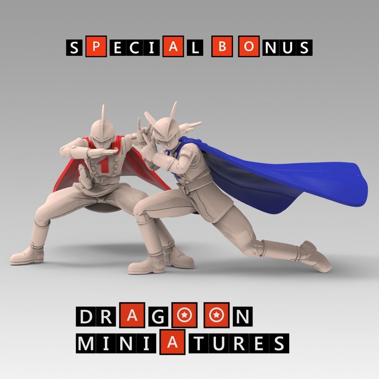 Gamma 1 Gamma 2 - Dragon Ball Super Super Hero - Miniatures 3D model 3D ...