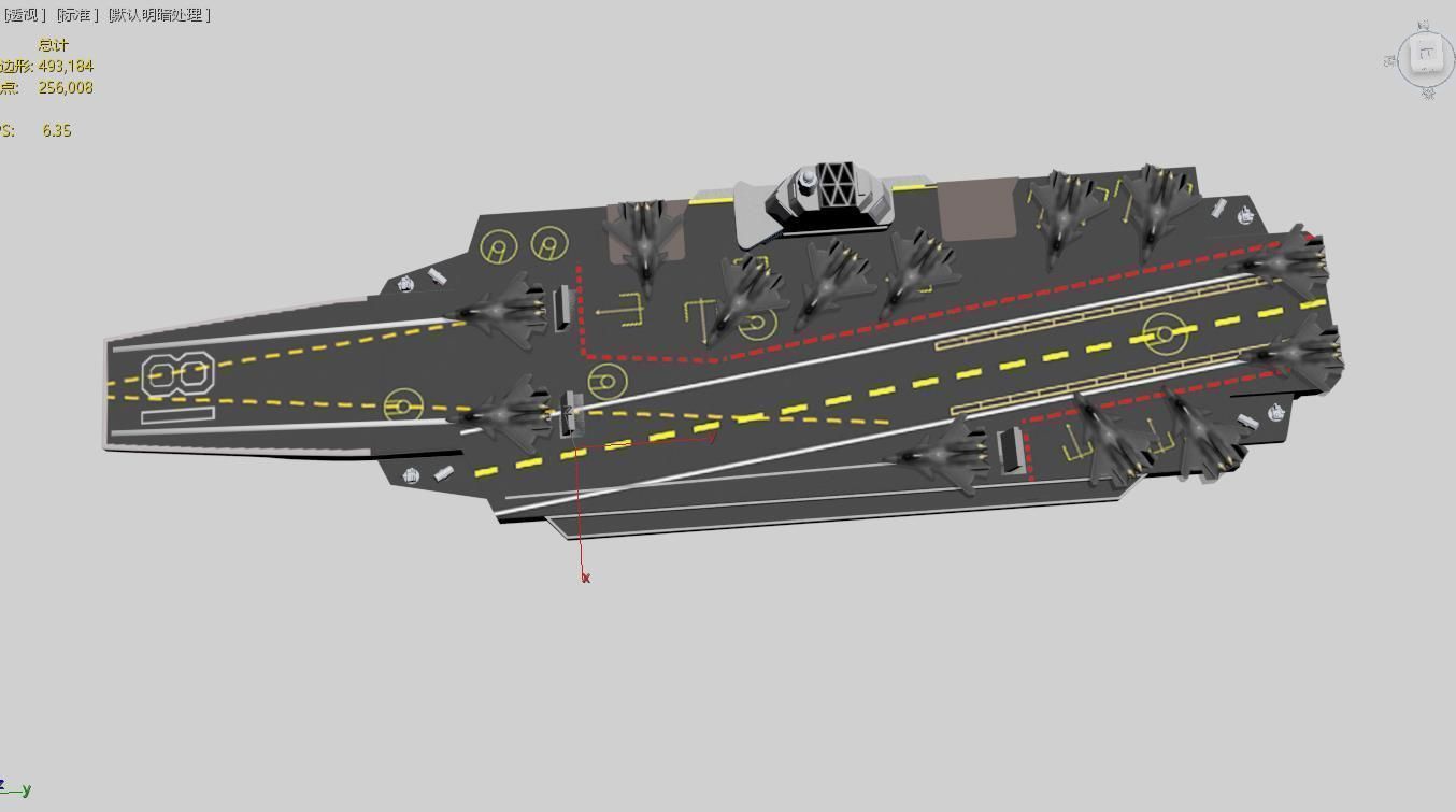 China 003 Type Aircraft carrier 3D model | CGTrader