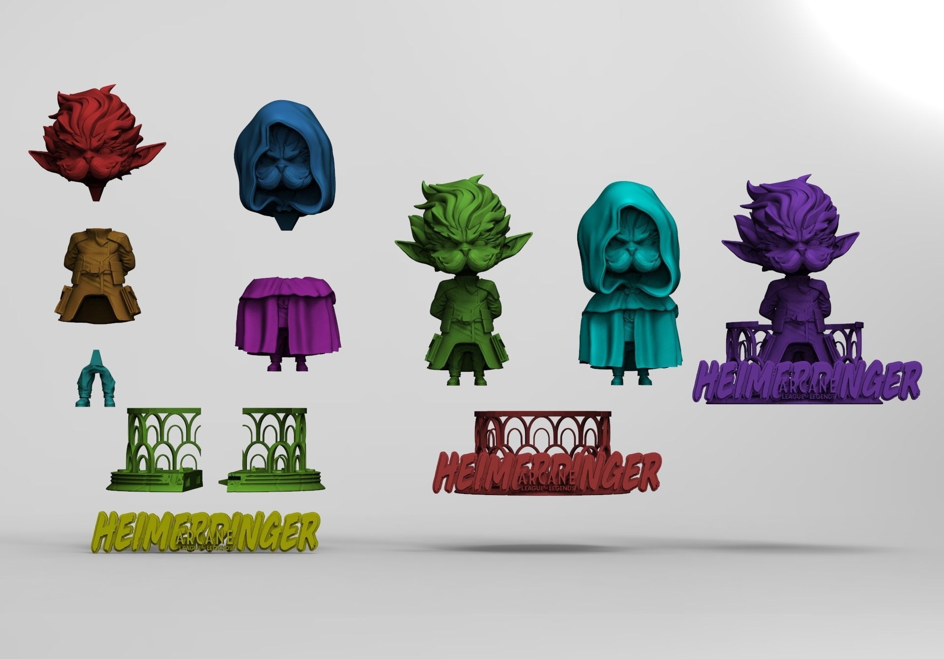 HEIMERDINGER - ARCANE 3D model 3D printable | CGTrader