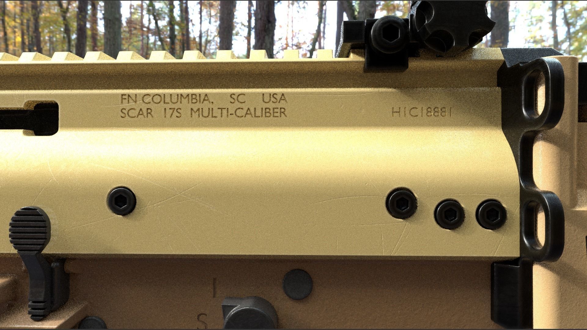 FN SCAR 17S NRCH 3D model | CGTrader