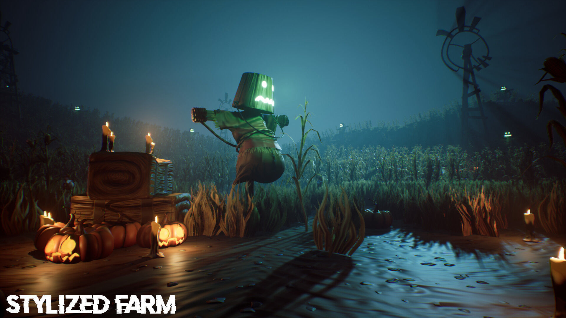 3D model Stylized Farm VR / AR / low-poly rigged | CGTrader