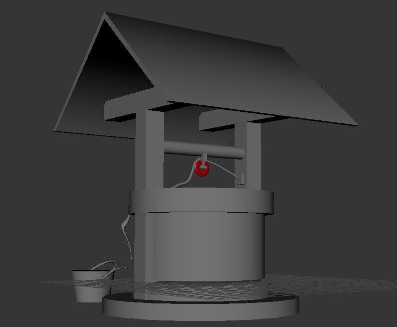 3D model Medieval Well Vintage Well Low-poly 3D Model VR / AR / low-poly | CGTrader