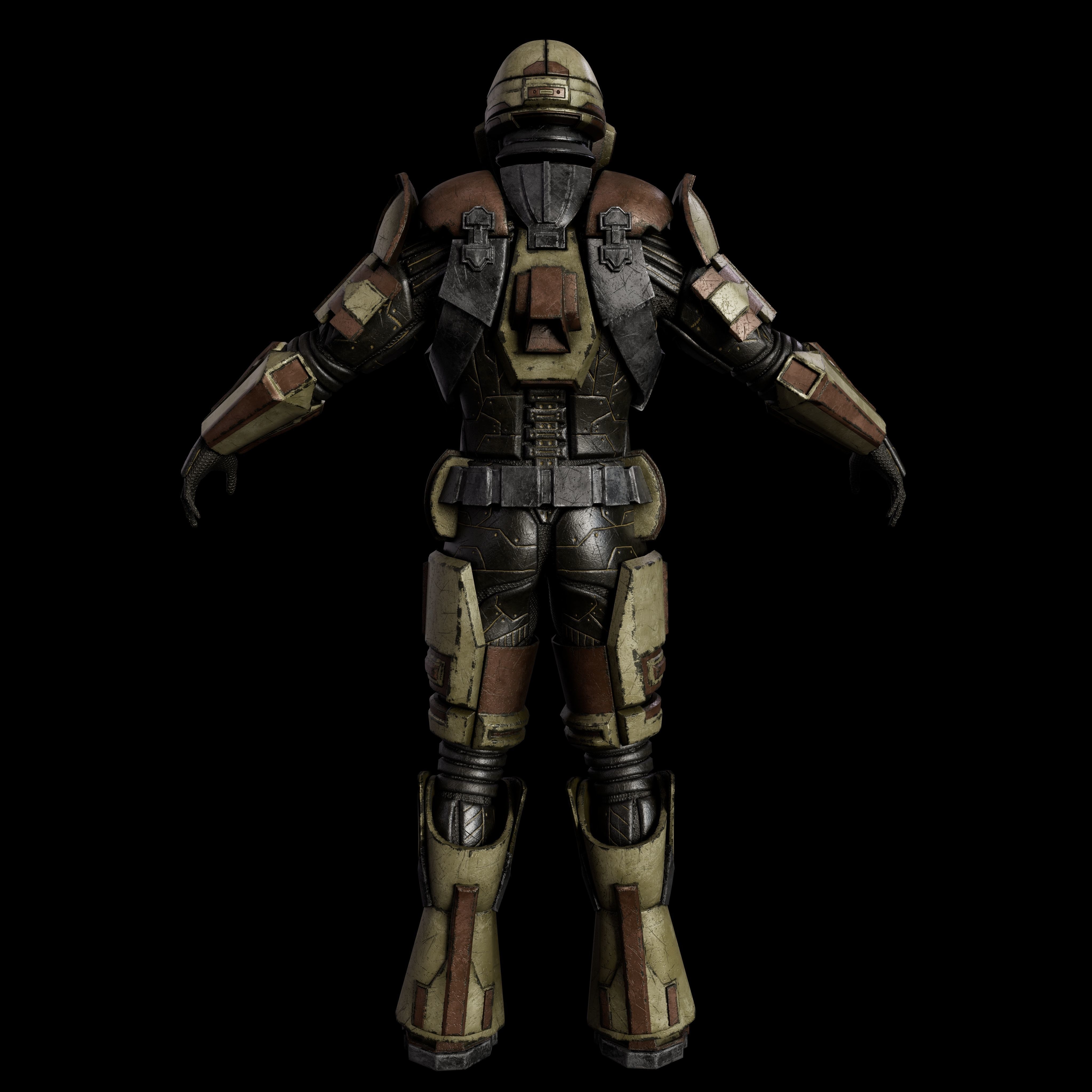 3D model Sci-Fi Super Soldier VR / AR / low-poly | CGTrader