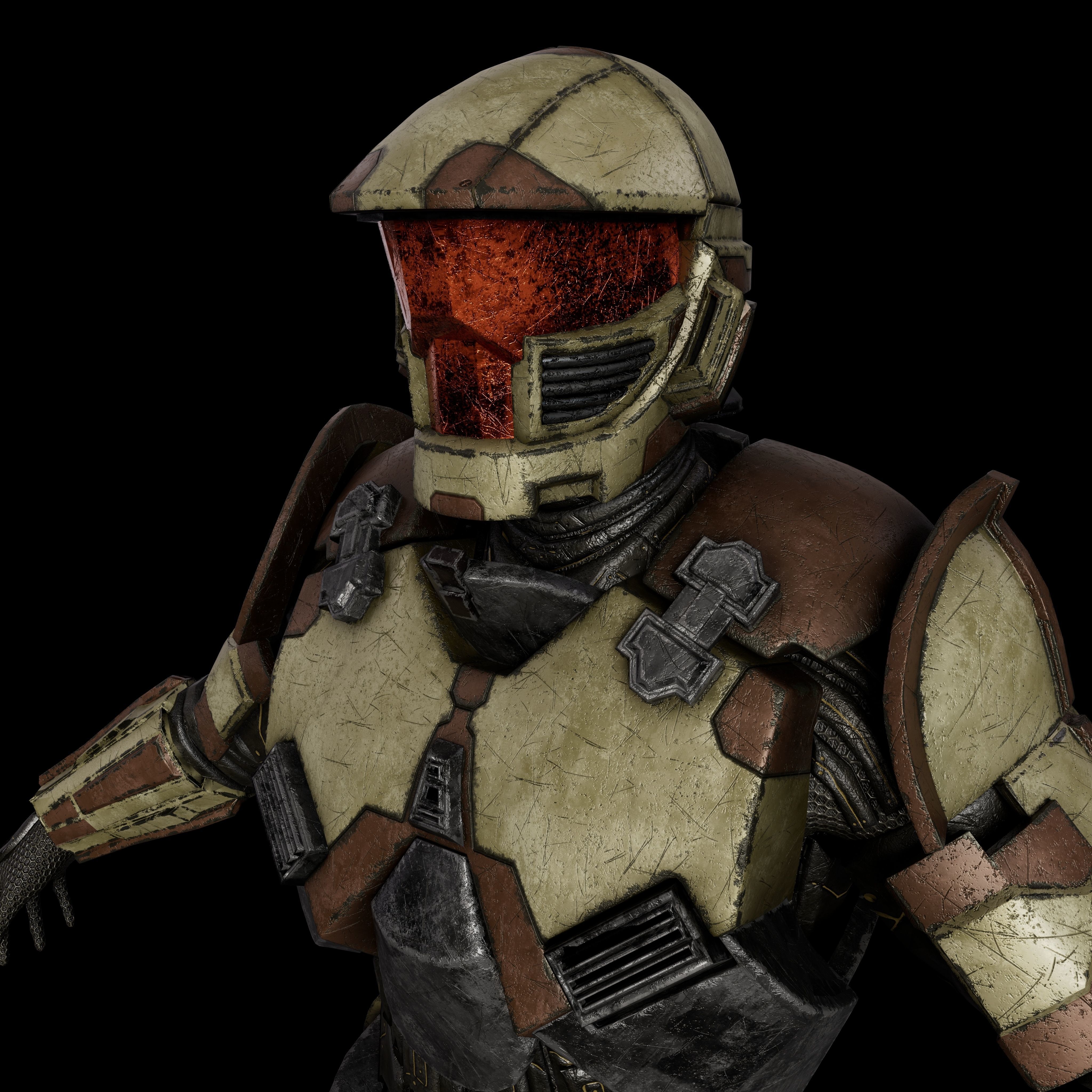 3D model Sci-Fi Super Soldier VR / AR / low-poly | CGTrader