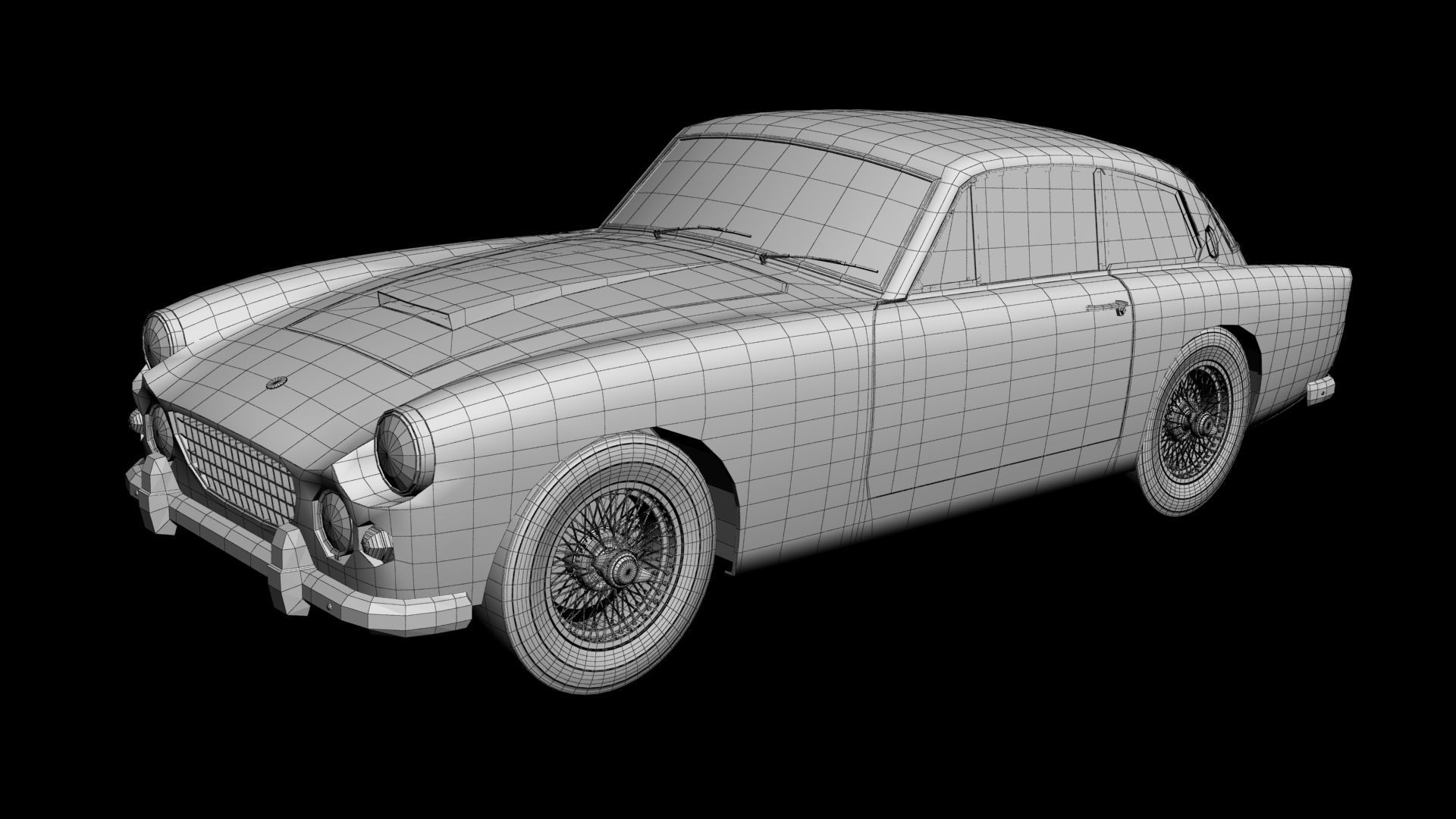 AC Greyhound Coupe 3D model | CGTrader