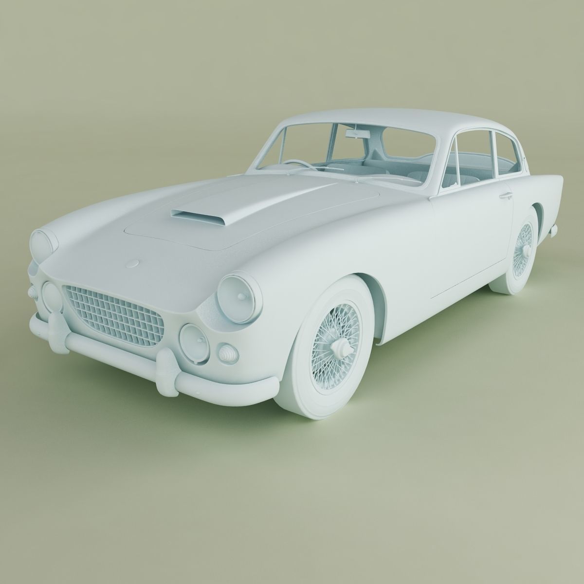 AC Greyhound Coupe 3D model | CGTrader