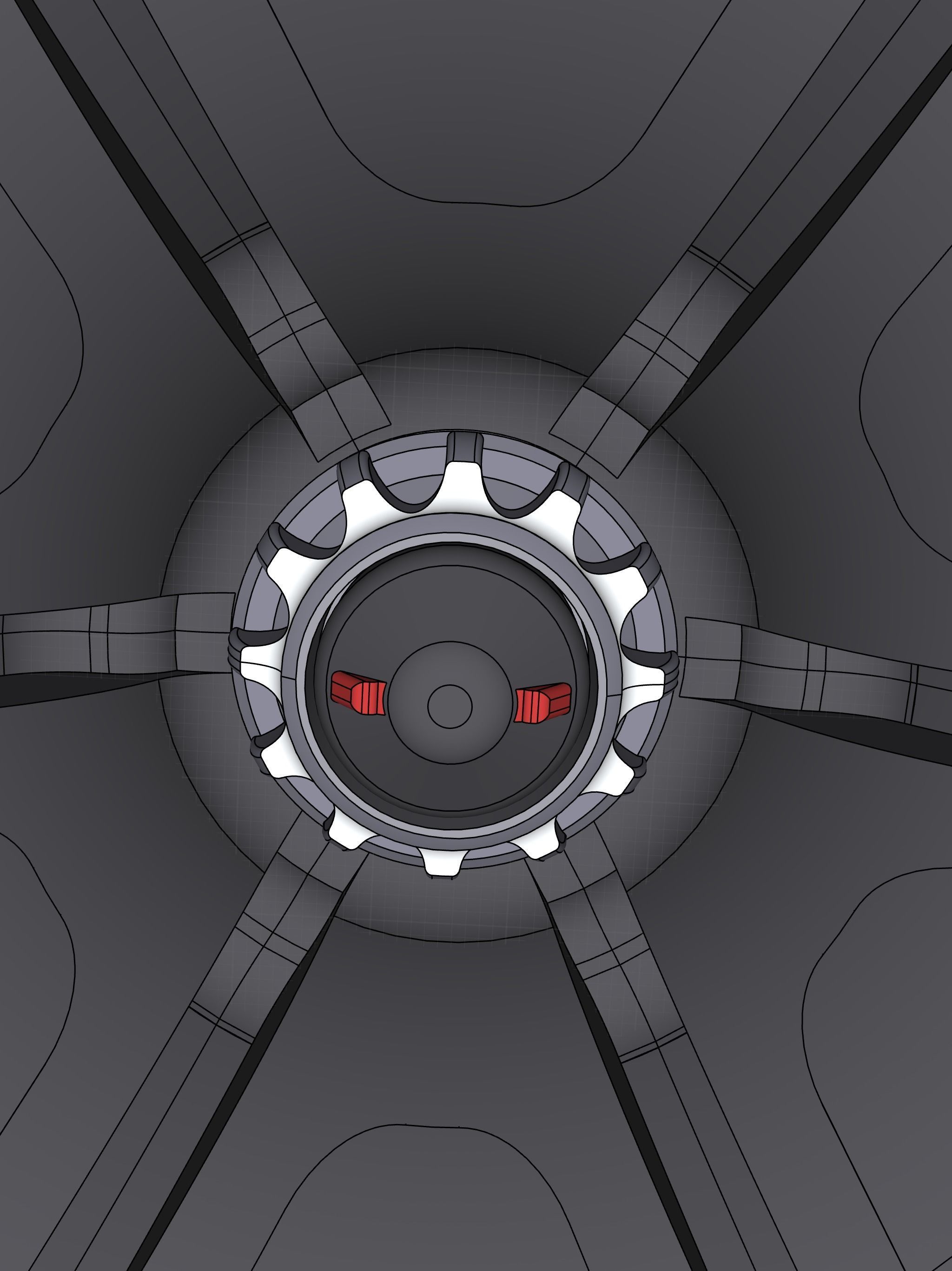 20inch HEX FANs Concave Wheel w Tires 3D model 3D printable | CGTrader