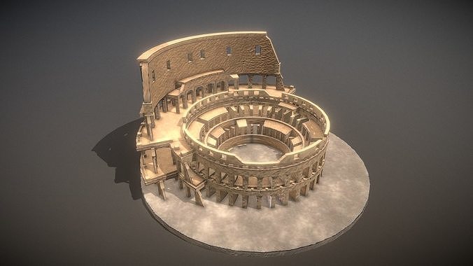 3D model Colosseum VR / AR / low-poly | CGTrader