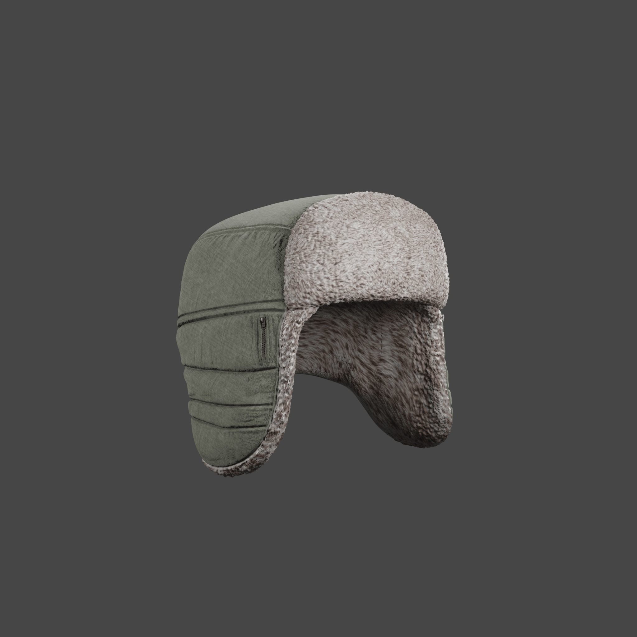 Russian Hat Ushanka 3D model | CGTrader