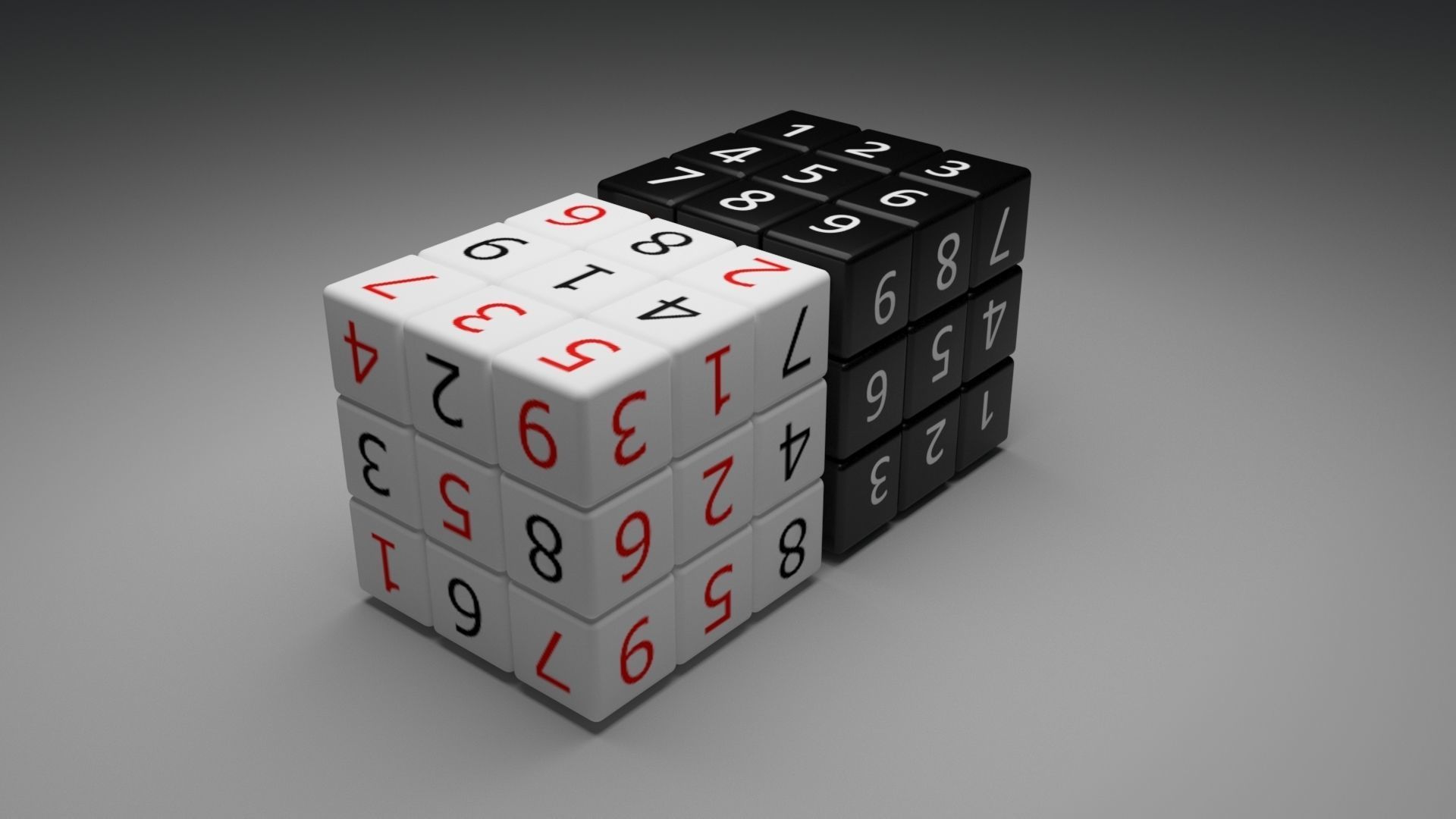 Sudoku Cube 3D model | CGTrader