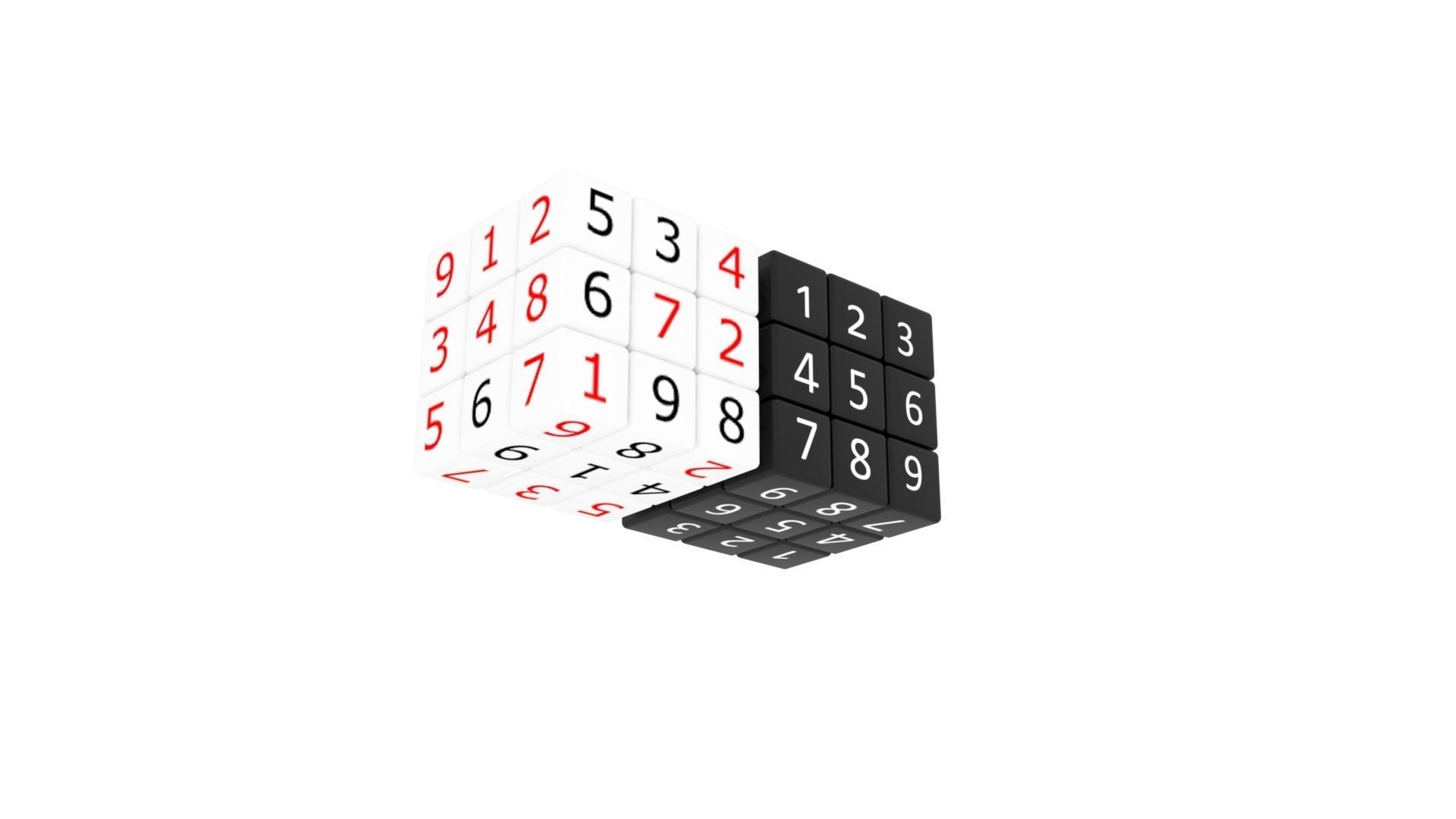 Sudoku Cube 3D model | CGTrader