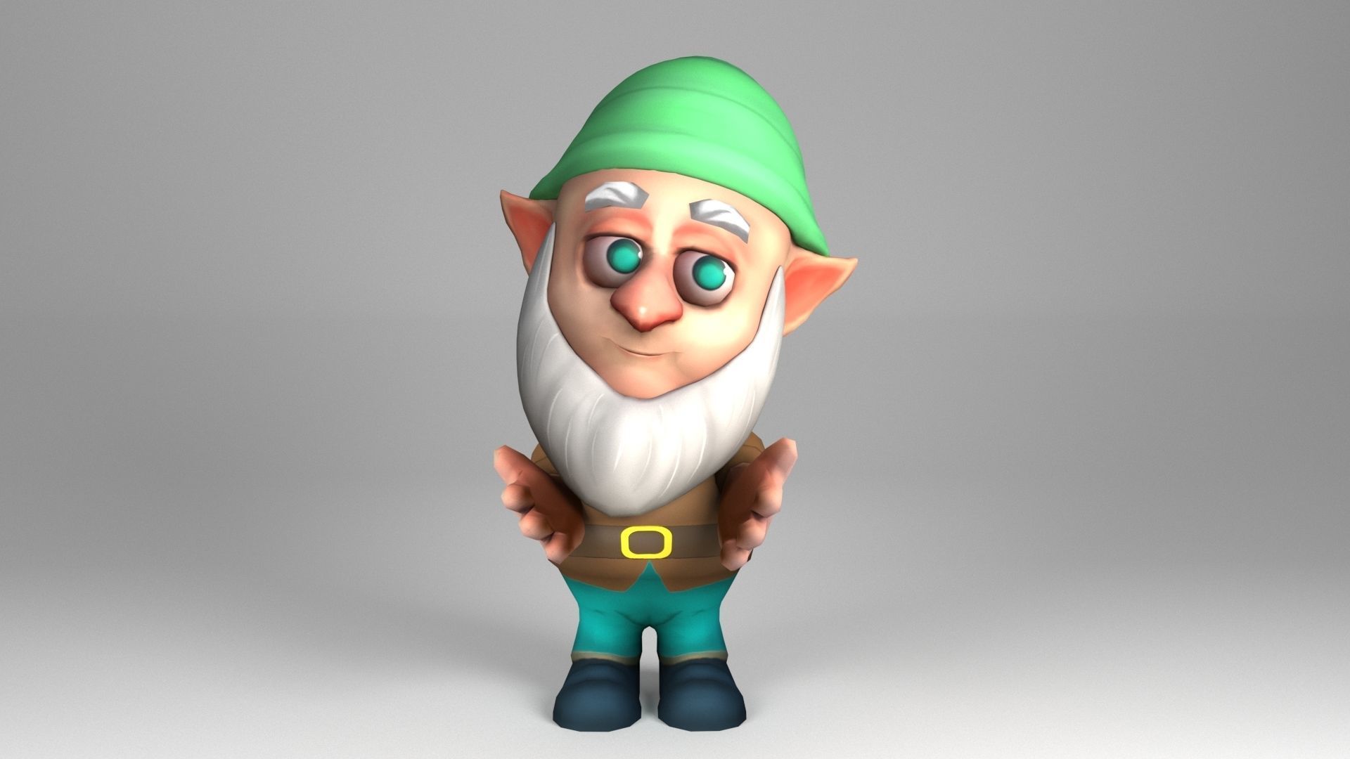3D model Bearded Dwarf model VR / AR / low-poly | CGTrader