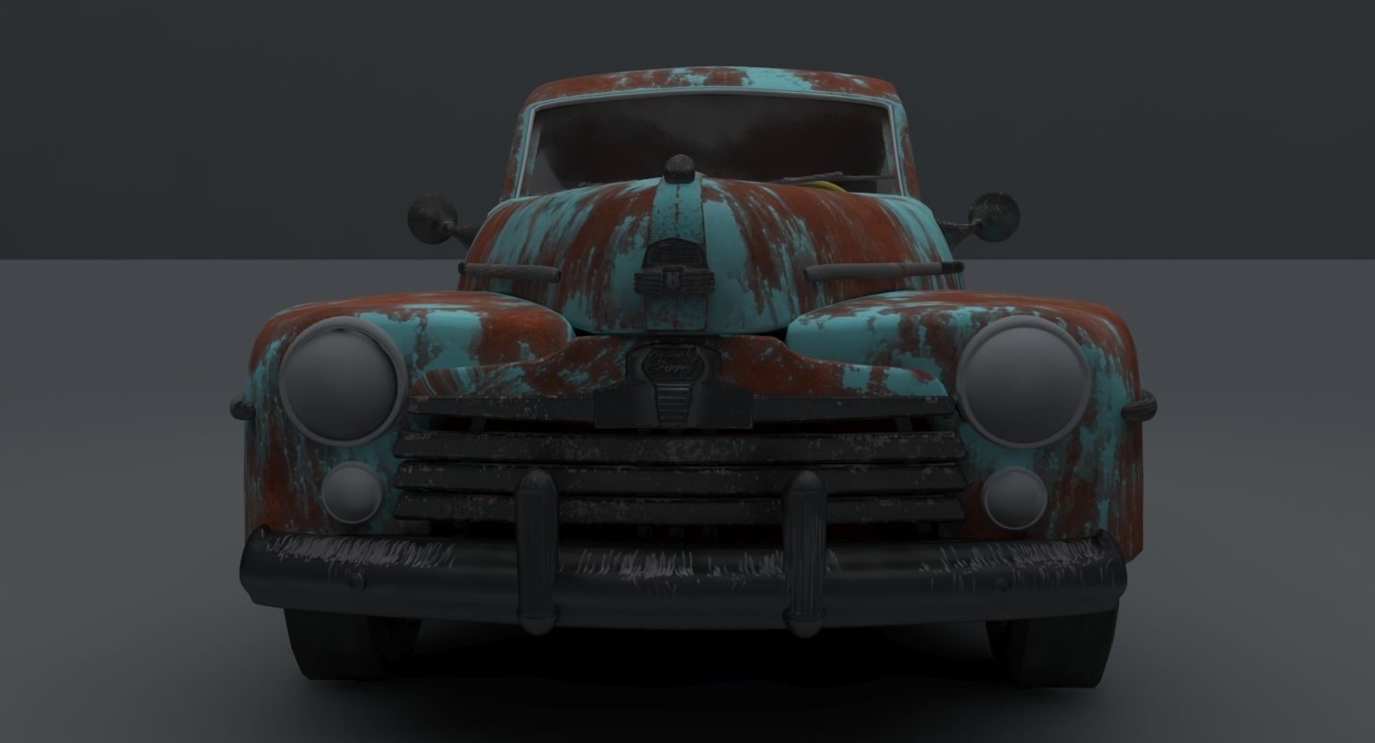 DAMAGED CAR 3D model | CGTrader
