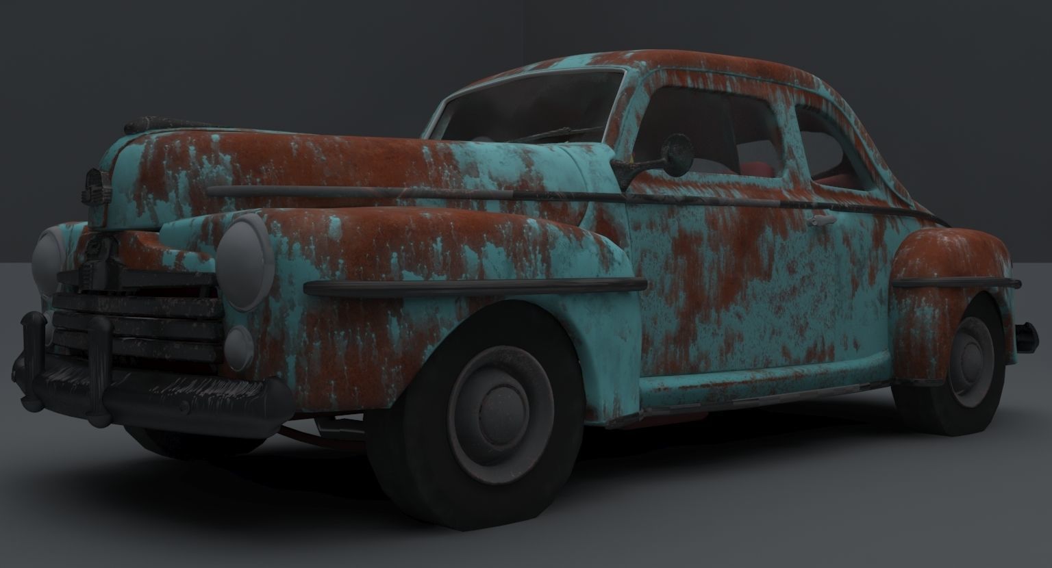 DAMAGED CAR 3D model | CGTrader