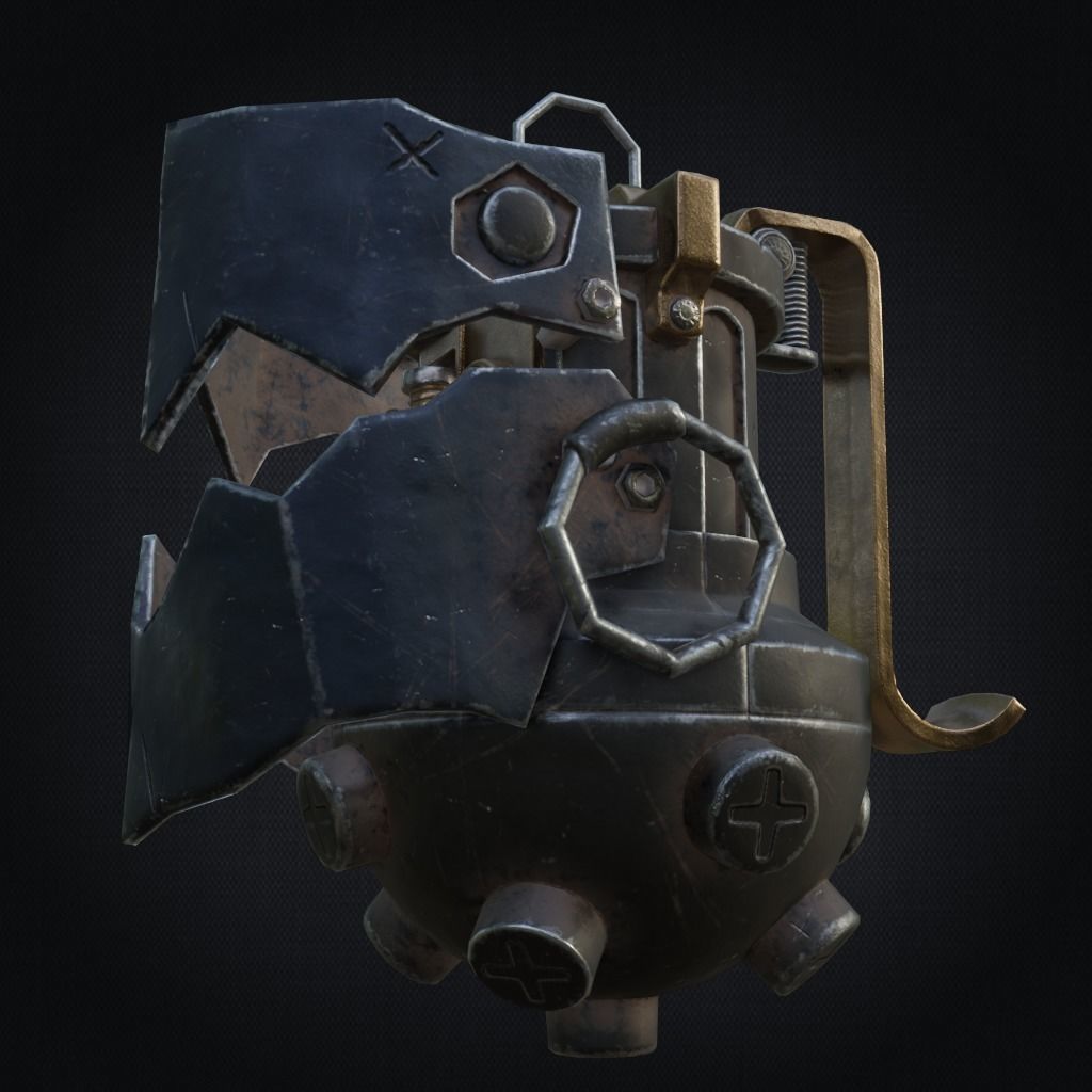 3D model Jinx grenade VR / AR / low-poly | CGTrader